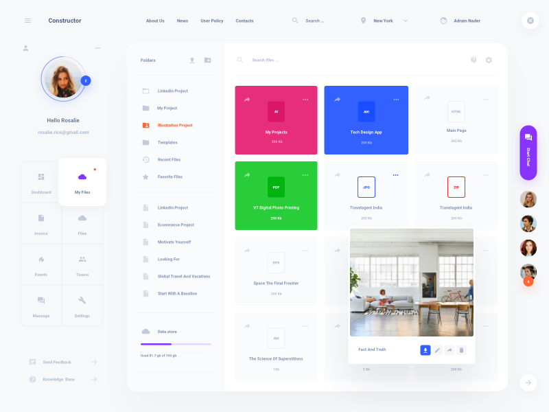 Constructor UI Kit Download for Figma, Sketch and Adobe XD